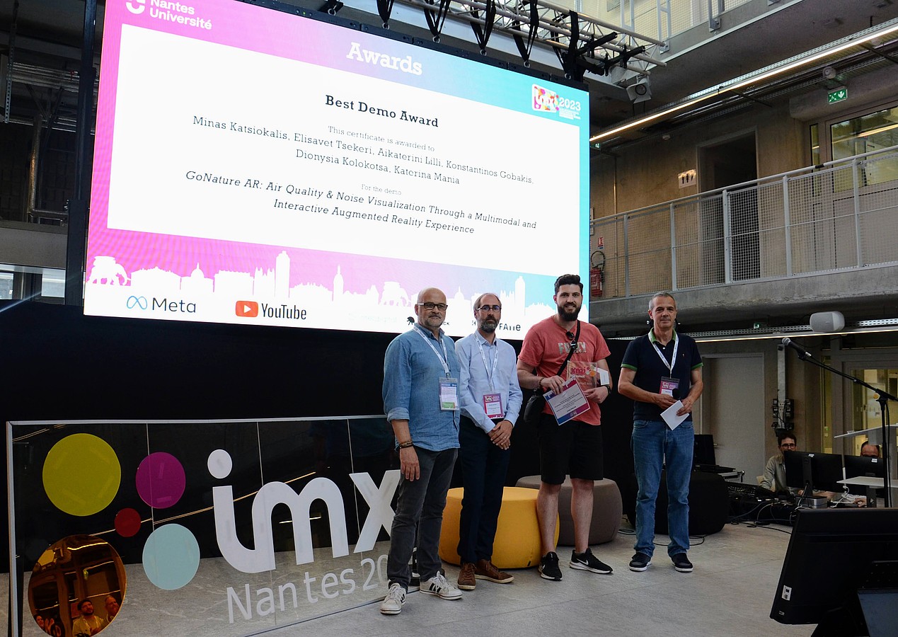 ACM IMX Best Demo Award σε κοινή ομάδα των Σχολών ΧΗΜΗΠΕΡ-ΗΜΜΥ ...