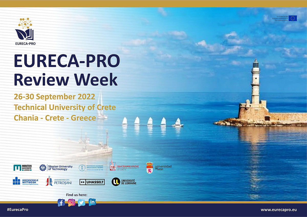 EURECA-PRO Review Week at the Technical University of Crete - Technical University of Crete