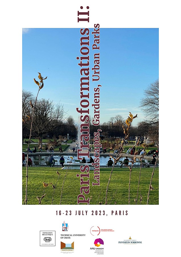 Αρχιτεκτονική και Πόλη: Παρίσι - Μετασχηματισμοί | 16-23 Ιουλίου 2023 ...